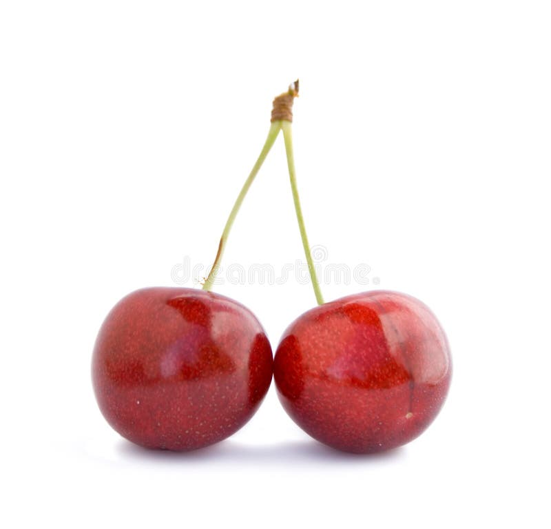 Cherry pair stock photo. Image of berry, love, taste - 19849024