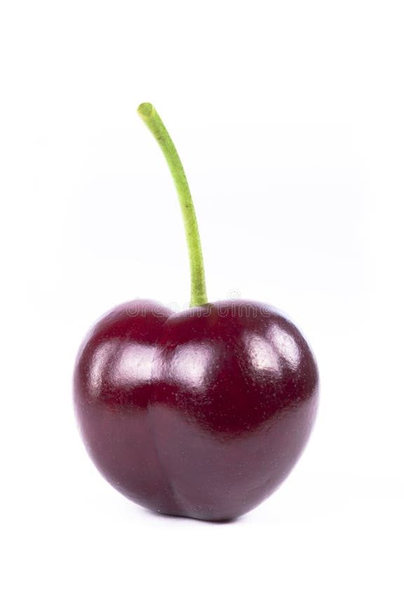Cherry stock image. Image of ruby, berry, fruit, stem - 14441875