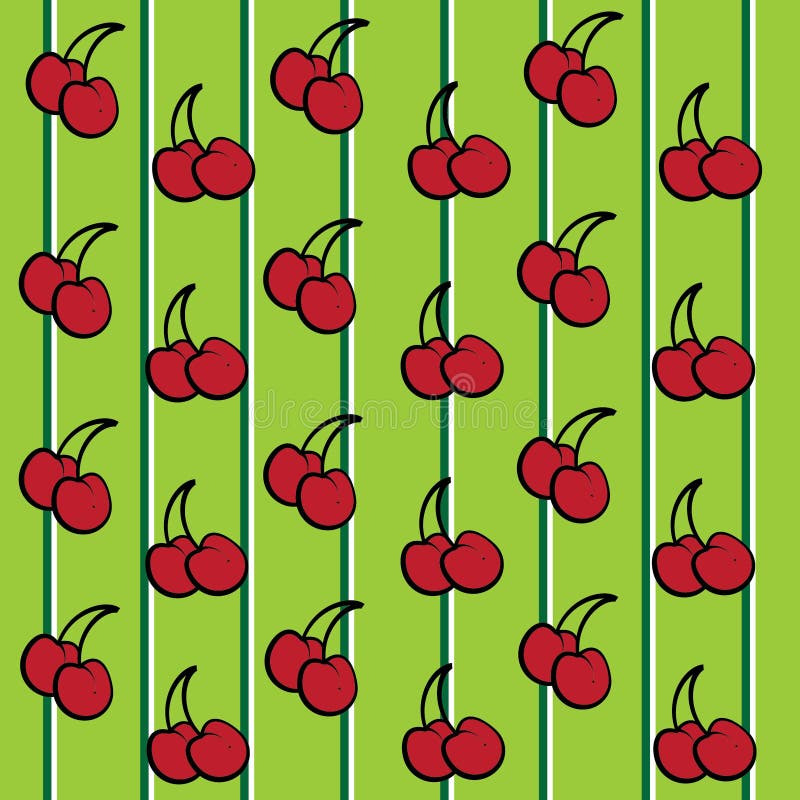 Cherry Background stock vector. Illustration of nature - 16472145
