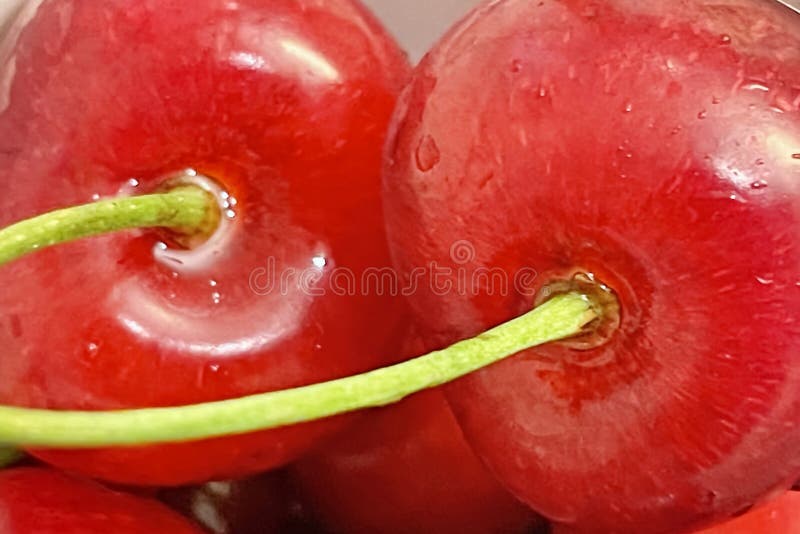 Cherry Berries, the Most Popular Fruit Stock Image - Image of healthy ...
