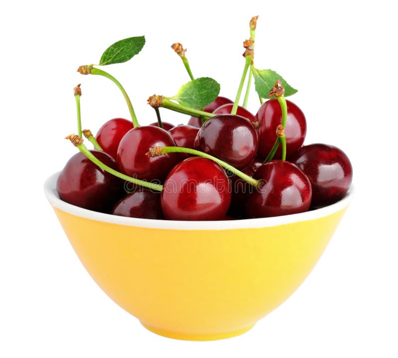 Cherry in a bowl stock image. Image of bowl, baker, healthy - 120120653