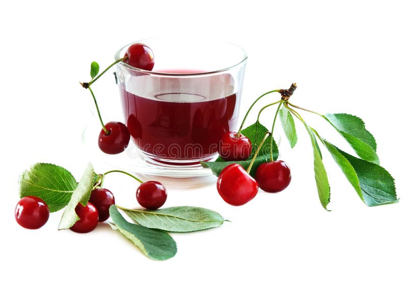 Cherry drink stock photo. Image of juice, cool, fruit - 20813834