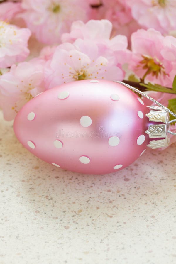 Cherry Flowers with Easter Eggs Stock Photo - Image of mothers, spring ...