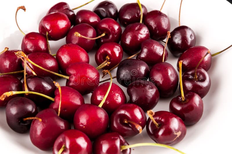 Cherry Fruit Background Texture Pattern Fotografia Stock - Immagine di ...