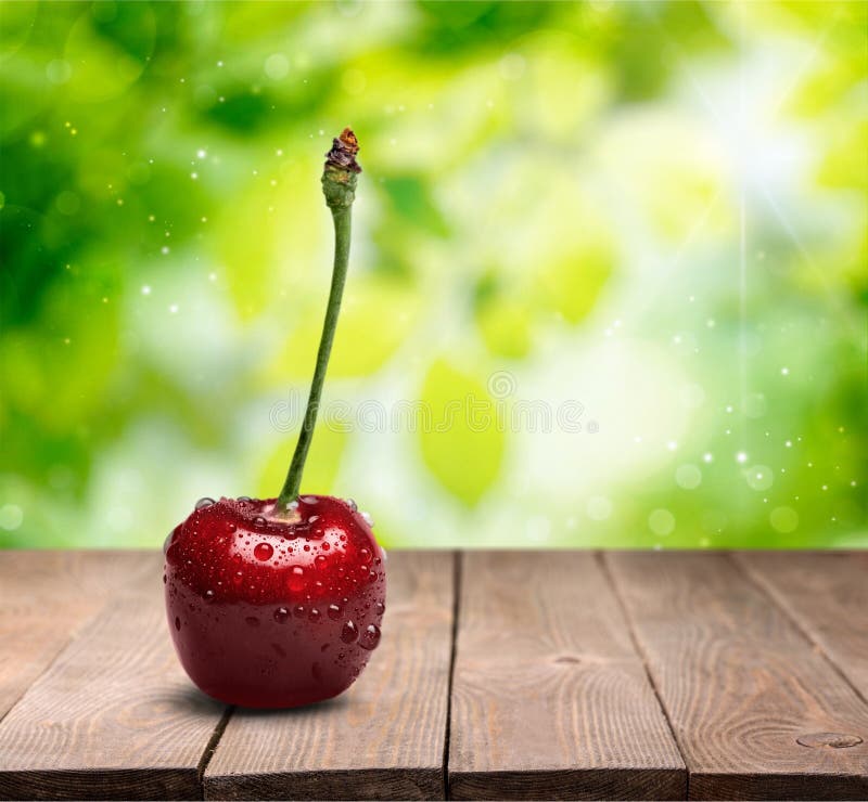Cherry stock image. Image of stem, white, sweet, isolated - 61865547