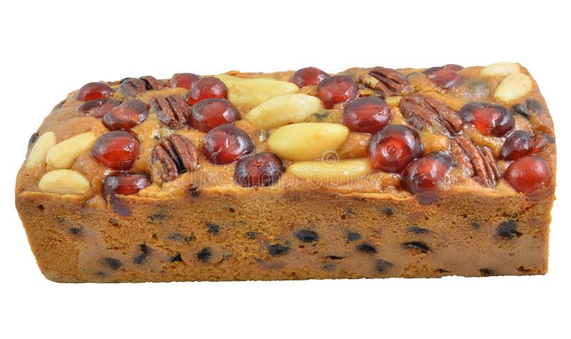 Cherry Genoa Cake image stock. Image du farine, pecan - 36235089