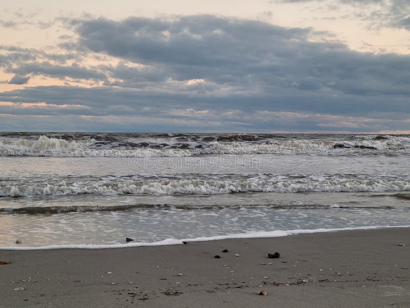 Cherry Grove, SC stock photo. Image of water, sand, beach - 281000518