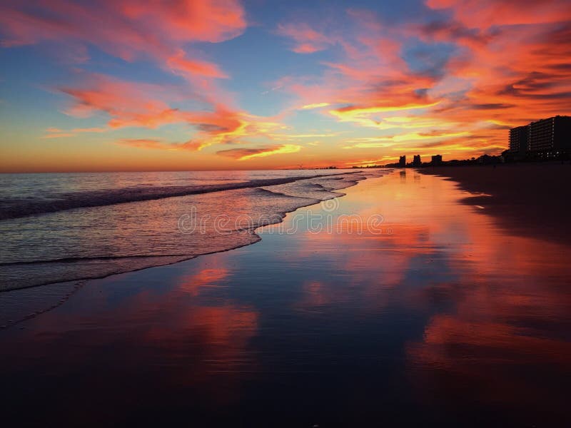 Cherry Grove Sunset editorial image. Image of beautiful - 93070345