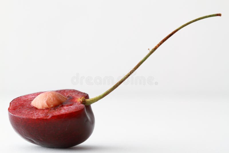 Cherry Half stock image. Image of chop, flesh, fruit - 20694059