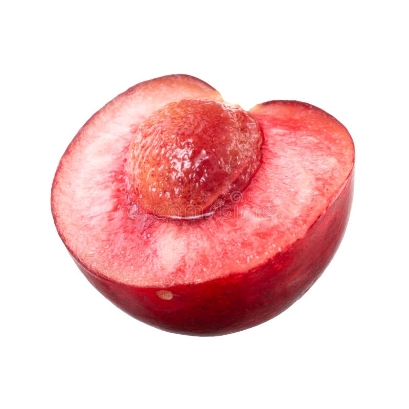 Cherry Half stock photo. Image of studio, curve, flesh - 20694074
