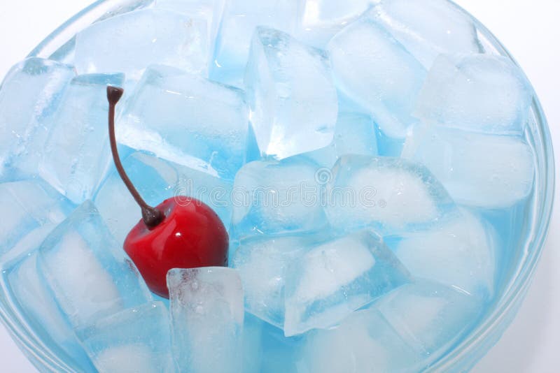 Cherry in ice stock image. Image of cool, fresh, healthy - 6956423