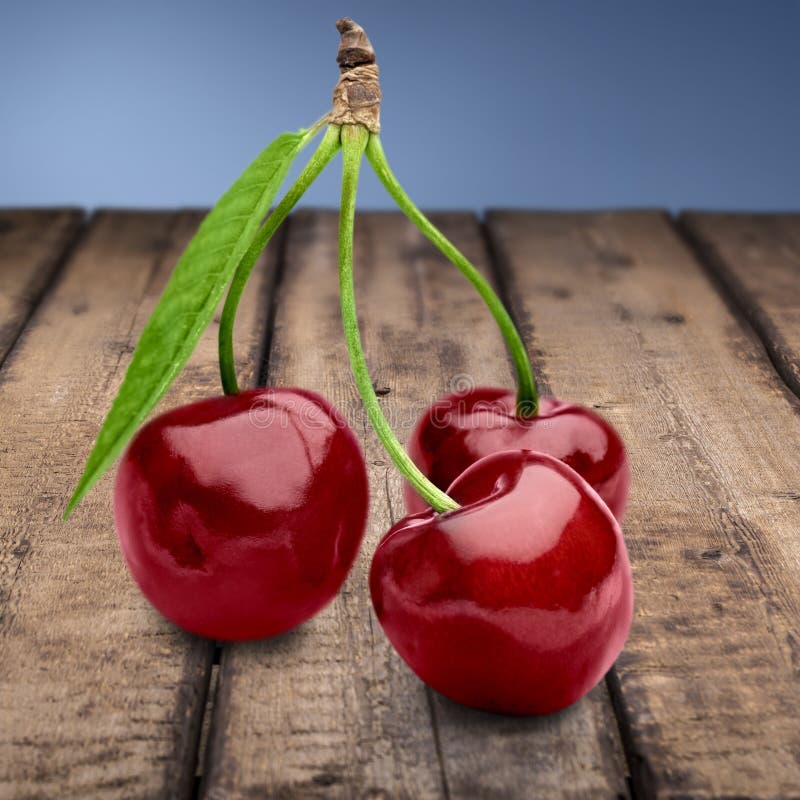 Cherry stock photo. Image of isolated, sweet, stem, fruit - 117741918