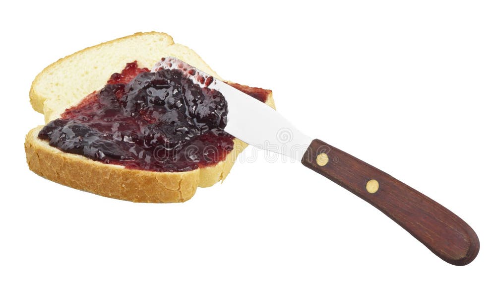 Cherry jam stock photo. Image of snack, cutout, slice - 21541050