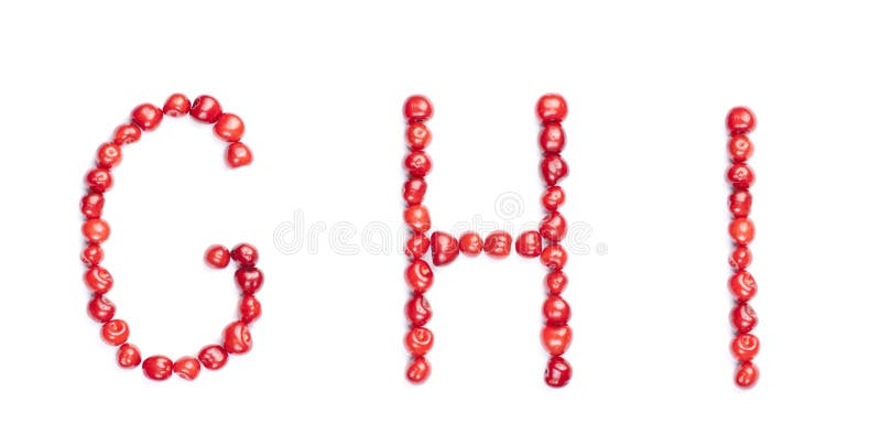 Cherry letters stock image. Image of mature, mellow, flavor - 15023163