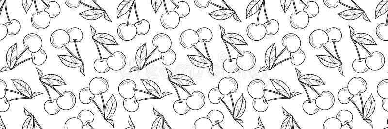 Cherry Line Art Stock Illustrations – 21,139 Cherry Line Art Stock ...