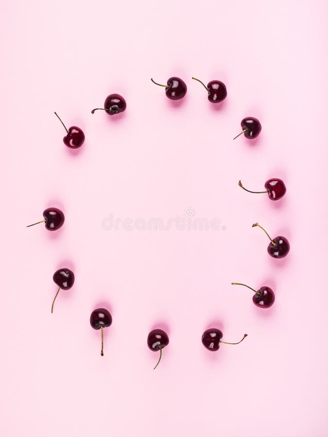 Cherry circle stock photo. Image of circle, delicious - 15883464