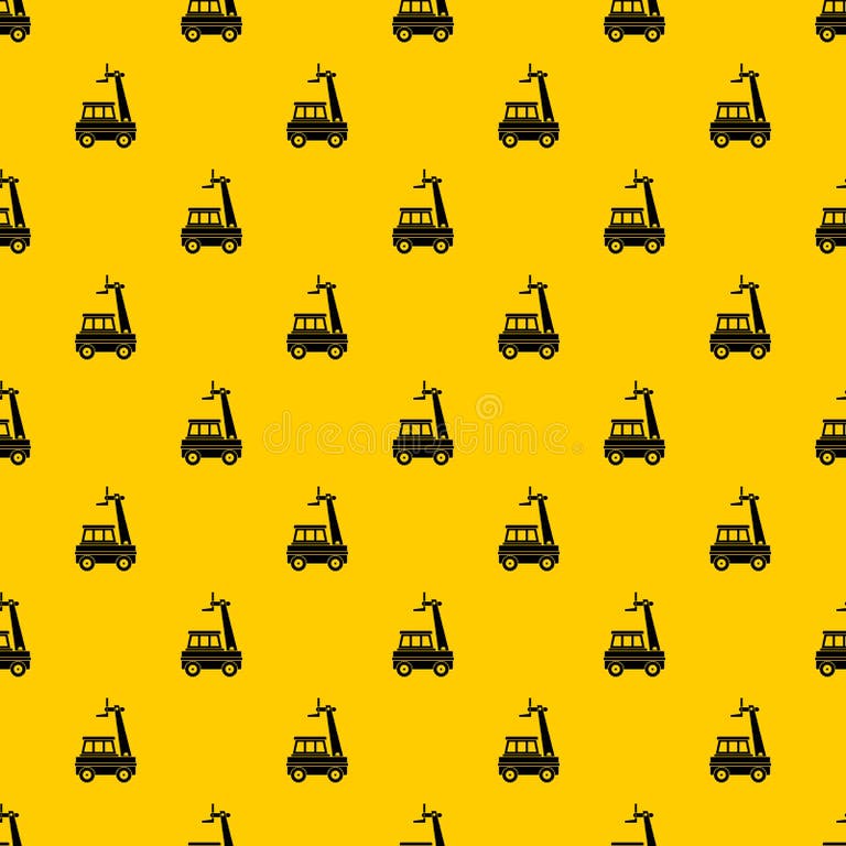 Cherry Picker Pattern Vector Stock Vector - Illustration of build ...