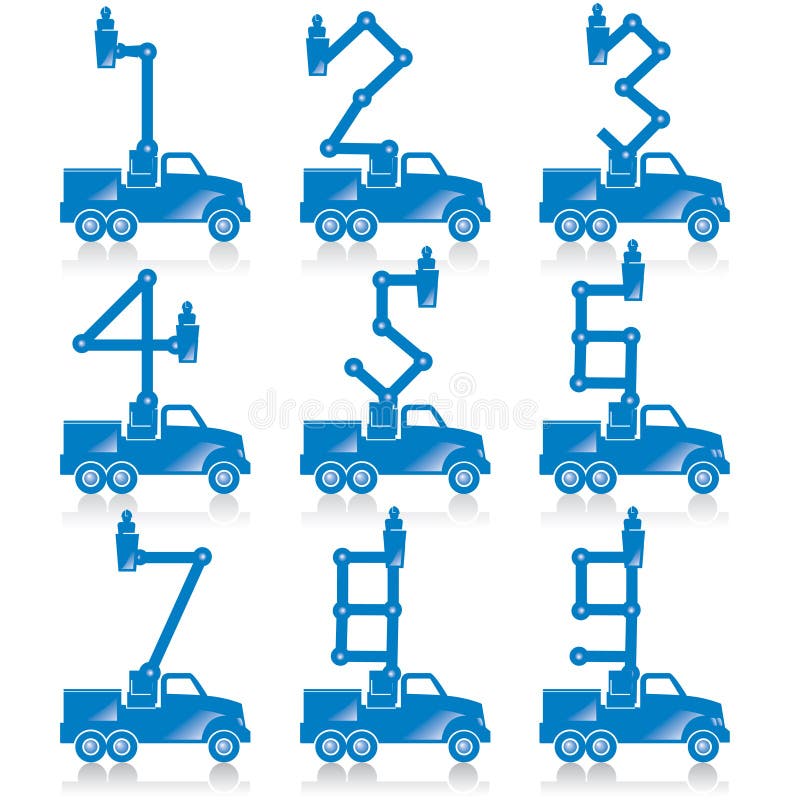 Elevated Work Platforms Stock Illustrations – 16 Elevated Work ...
