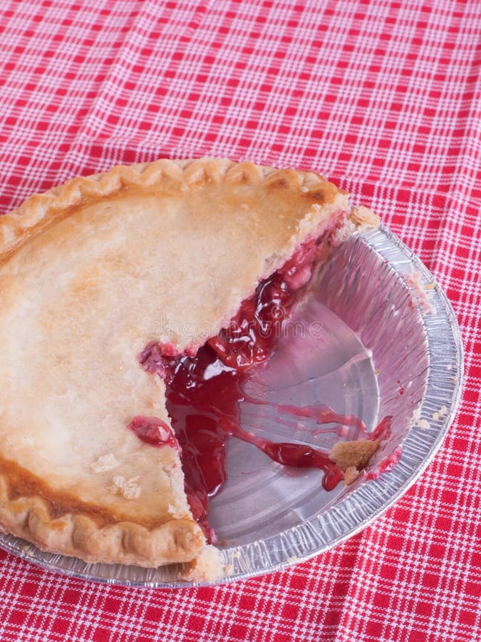 Cherry pie stock photo. Image of baking, round, organic - 255967478