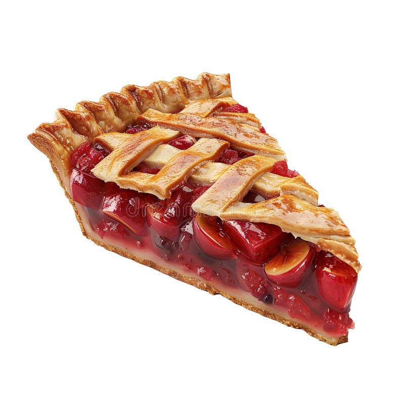 Cherry Pie Slice stock illustration. Illustration of dinner - 349368191