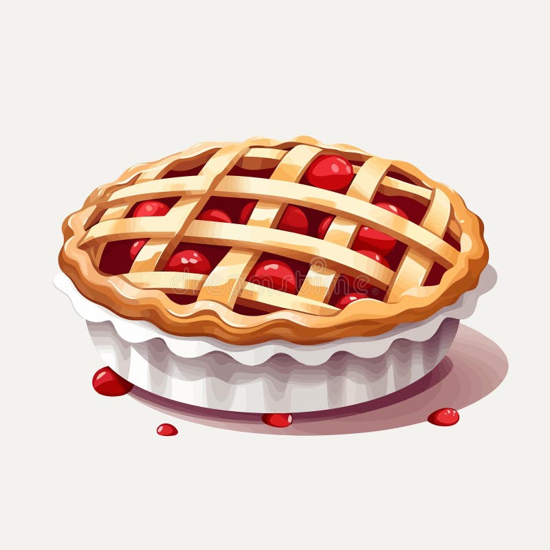 Cherry Pie Flat Stock Illustrations – 2,983 Cherry Pie Flat Stock Illustrations, Vectors ...