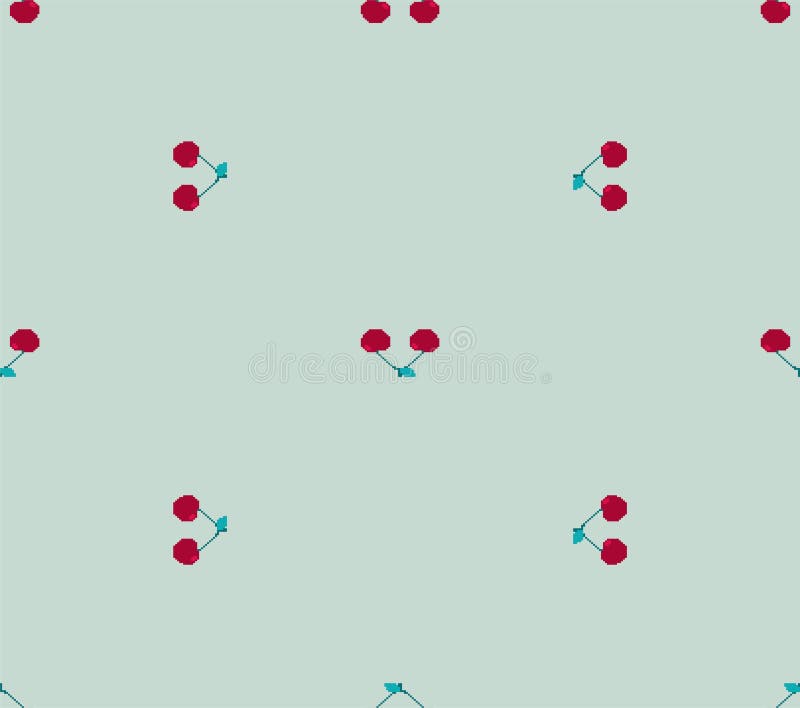 Pixelated Cherry Stock Illustrations – 197 Pixelated Cherry Stock ...