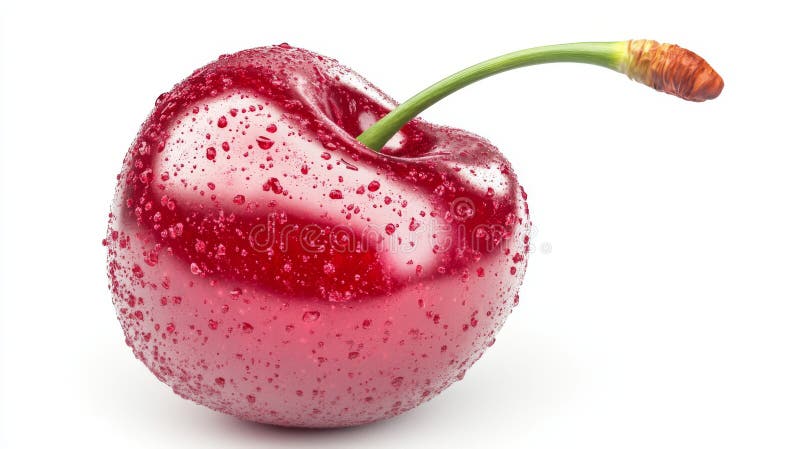 A Cherry Red Paint Studio Shot Features a Glossy Texture Set Against a ...