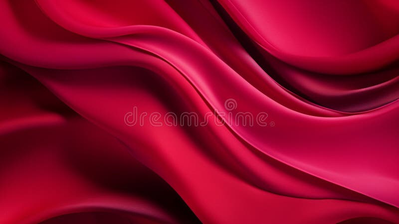 Cherry Red and Plum Fluid Color Waves Abstract Pattern Stock ...