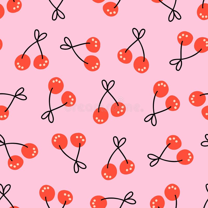 Cherry Fruit Background Stock Illustrations – 137,812 Cherry Fruit ...