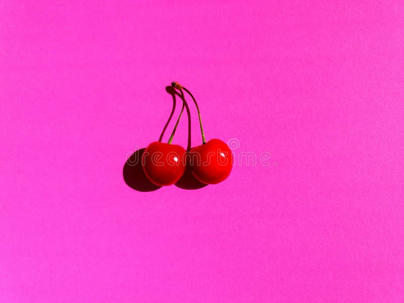 Picture of cherry and lips stock photo. Image of nutrition - 2678208