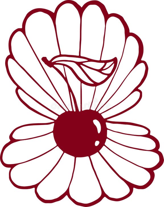 Cherry in a Shell. Rococo Coquette Illustration. Stock Vector ...