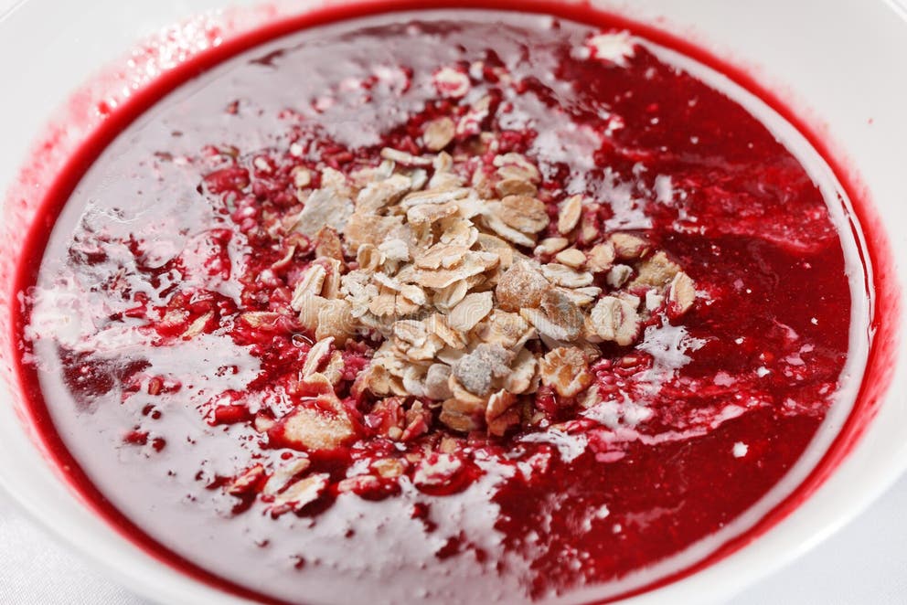 Cherry soup stock photo. Image of eating, gourmet, fruit - 24168622