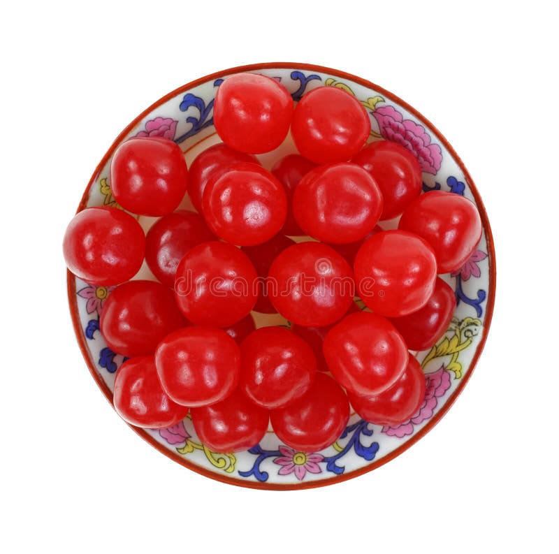 Cherry Sours Top View stock image. Image of view, single - 33577313