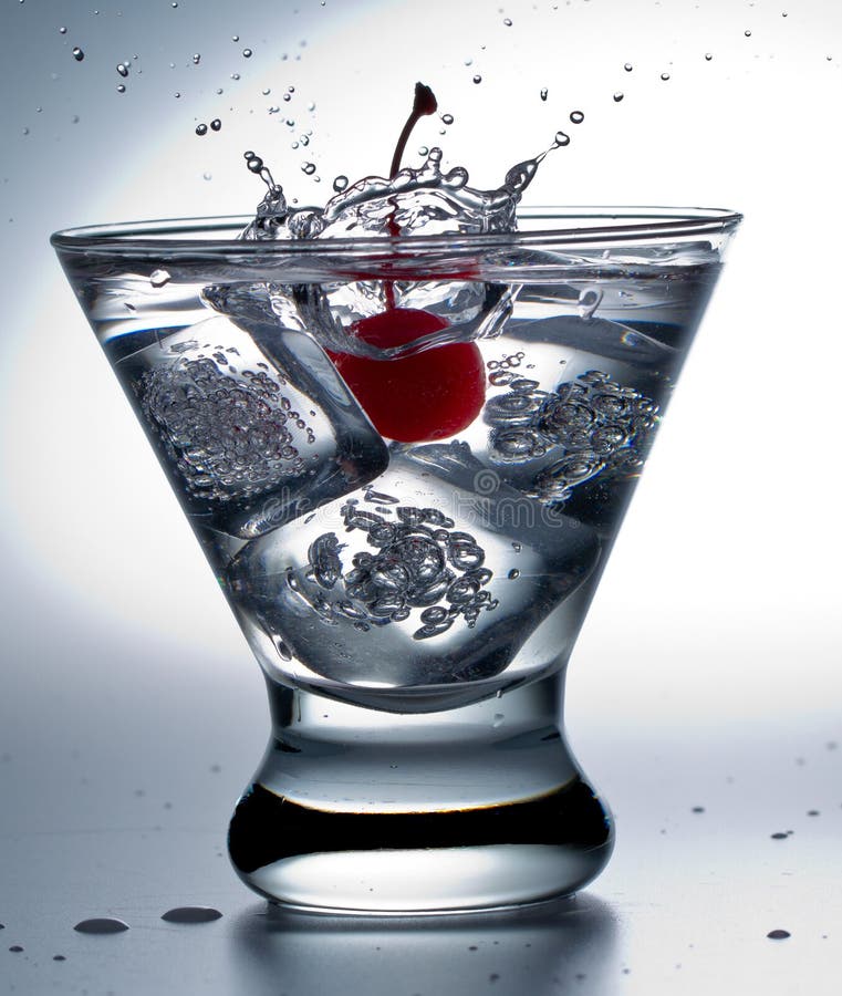 Cherry Splash stock image. Image of alone, splash, isolated - 922025