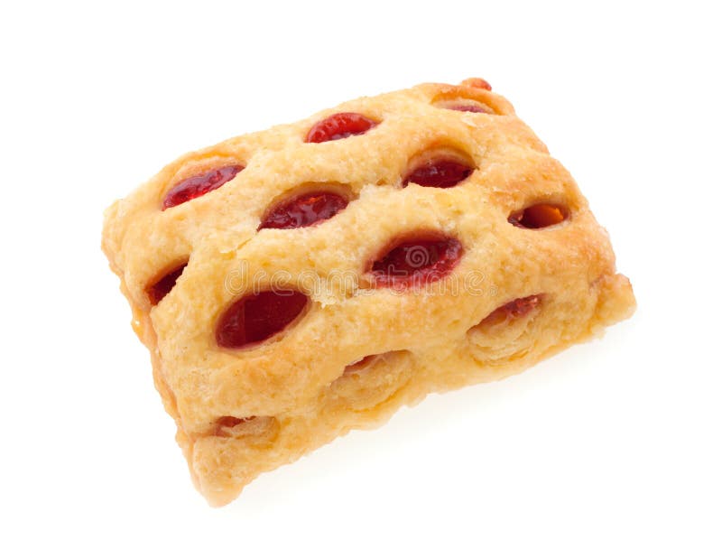 Cherry strudel bar stock image. Image of natural, healthy - 14628711