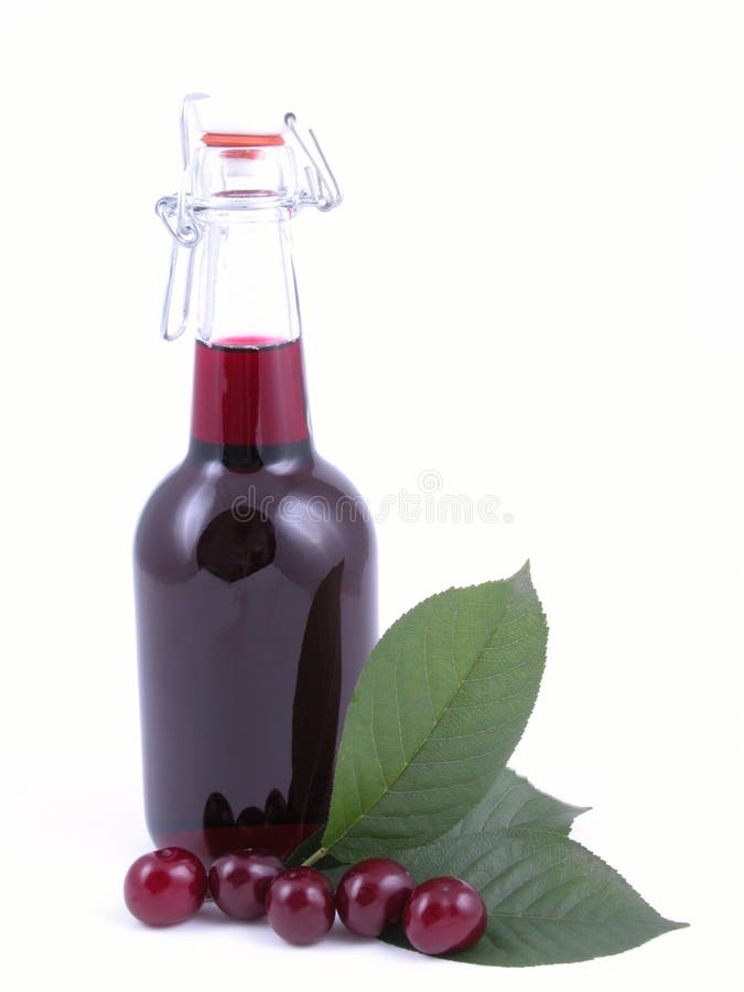 Cherry syrup stock image. Image of juice, thirst, beverage - 1070297