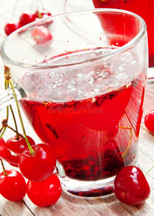 Cherry Tea stock image. Image of aromatic, blossom, heat - 31761199