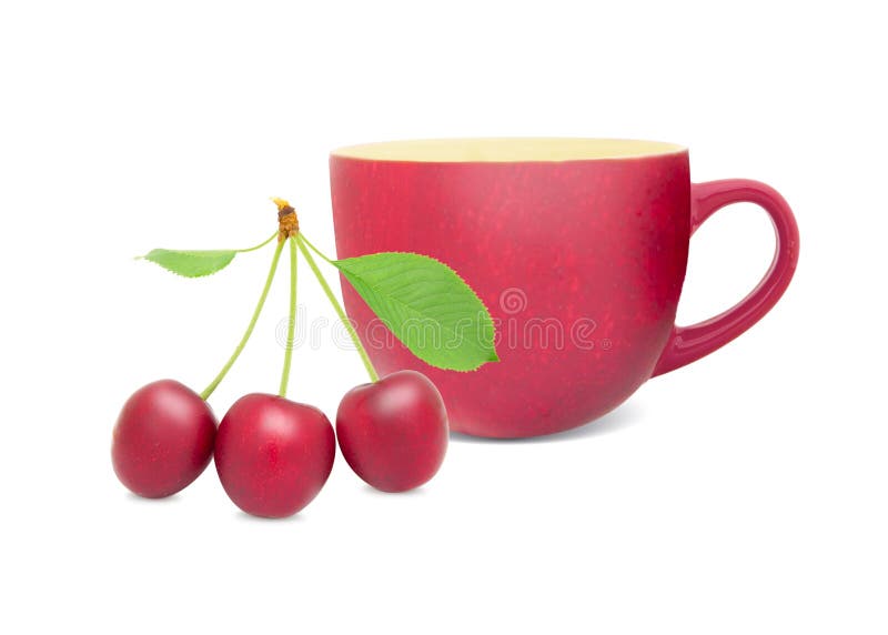 Cherry tea stock photo. Image of exotic, juicy, juice - 42023512