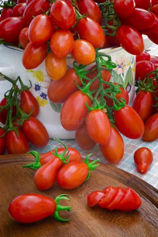 Cherry Tomato stock photo. Image of plum, cherry, fresh - 37803490