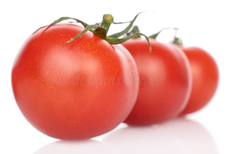 Cherry tomato on white stock photo. Image of cherry - 180263598