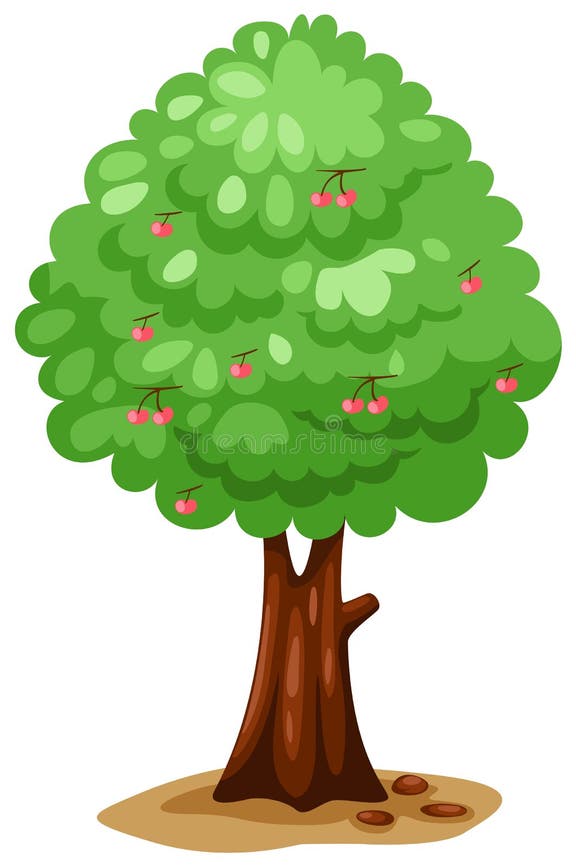 Cartoon Cherry Tree Stock Illustrations – 14,525 Cartoon Cherry Tree ...