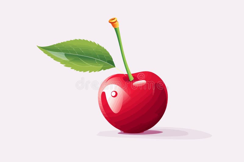 Cherry Vector Flat Minimalistic Asset Isolated Vector Style ...
