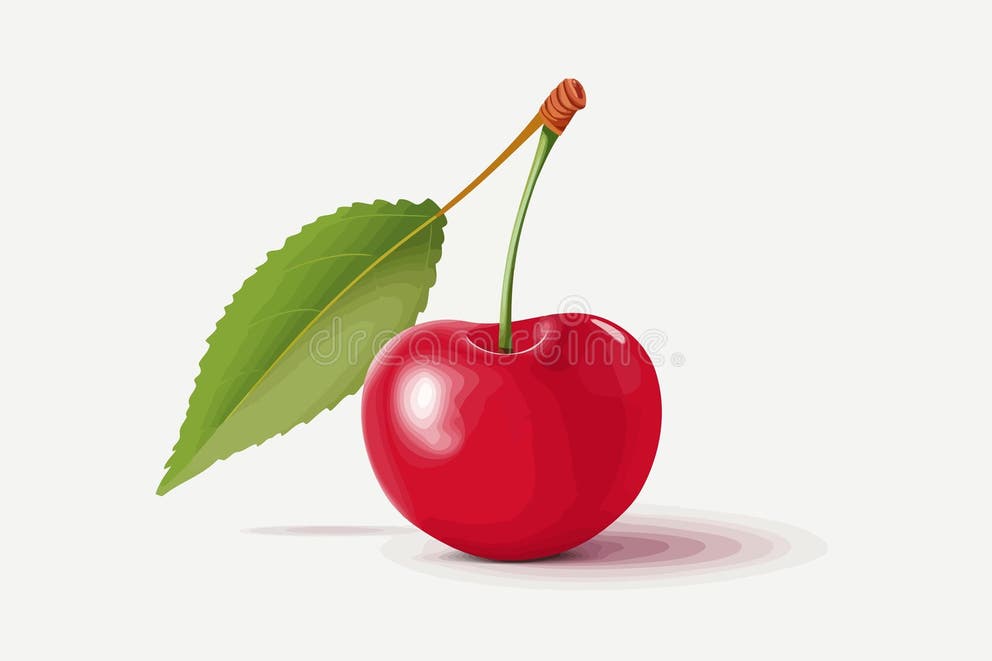 Cherry Vector Flat Minimalistic Asset Isolated Vector Style ...