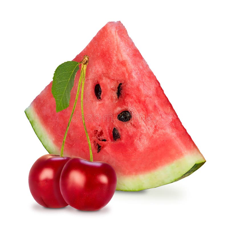 Cherry and Watermelon stock photo. Image of juicy, cherry - 208652914