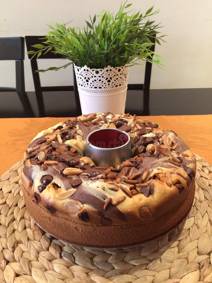 Cherry yummy cake stock image. Image of cake, chocolate - 54561069