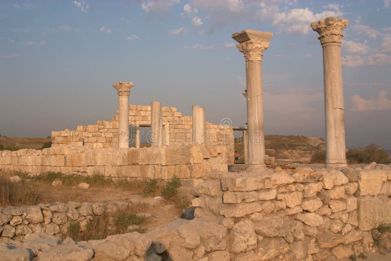 Chersonesos ruins stock photo. Image of amphitheater, history - 9181014