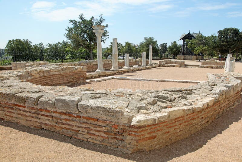 Chersonesus stock photo. Image of ancient, view, greenery - 29457266