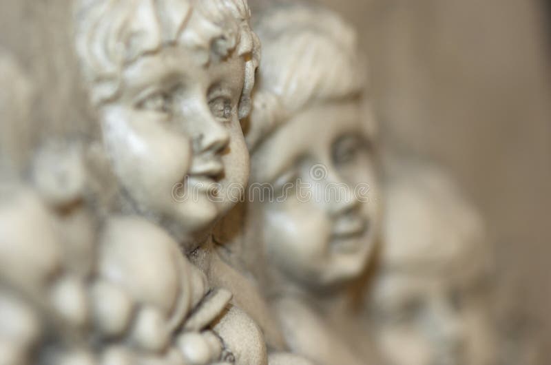Cherub stock image. Image of stone, christian, peaceful - 284979
