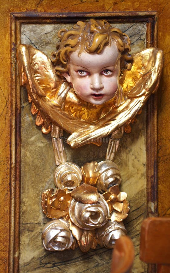 Cherub baroque 7 stock image. Image of church, decoration - 45142515