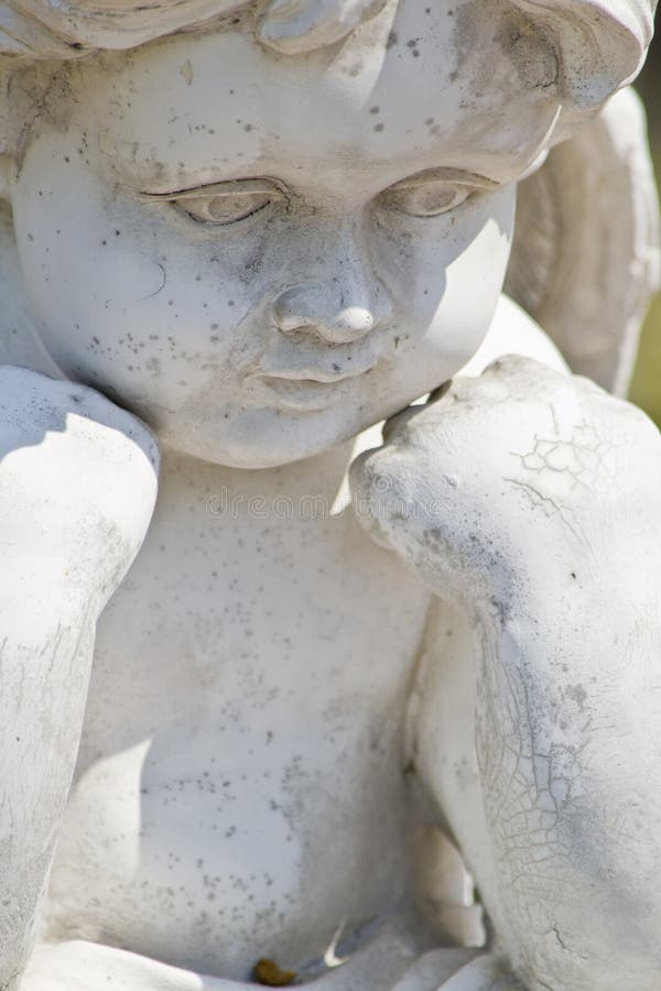 Cherub Statue stock image. Image of concrete, angel, cherub - 19131201